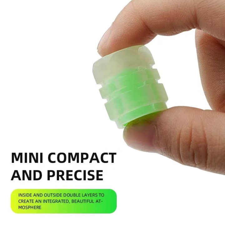 1 pc Luminous Tire Valve Cap Pito Cap Car Motorcycle Bike Wheel Hub ...