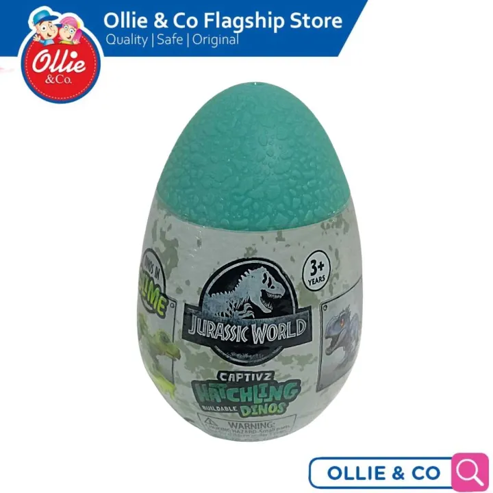 Jurassic World Dominion CAPTIVZ hatchlings Slime Egg Incubator Children ...