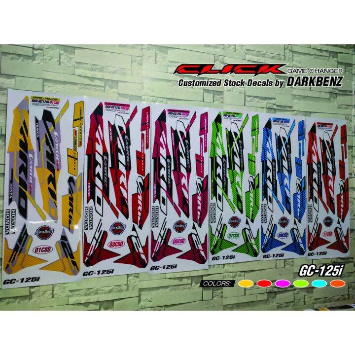 Factory direct sales VARIO STOCK STICKER DECAL DESIGNS - Honda Click ...