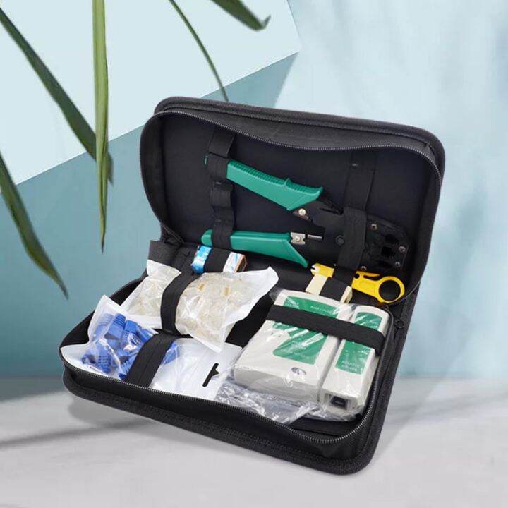 Professional network computer cable multi-function crimping pliers set ...