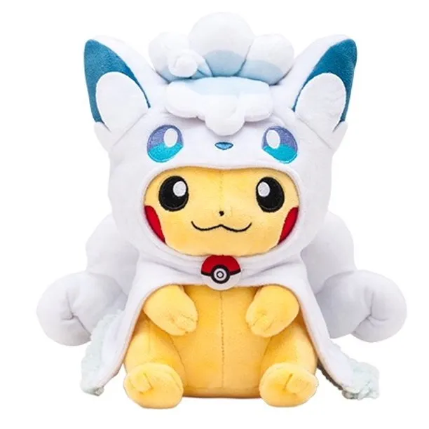 PIKACHU (Alola Vulpix Costume) Pokemon Plush Toy (28cm) | Lazada PH