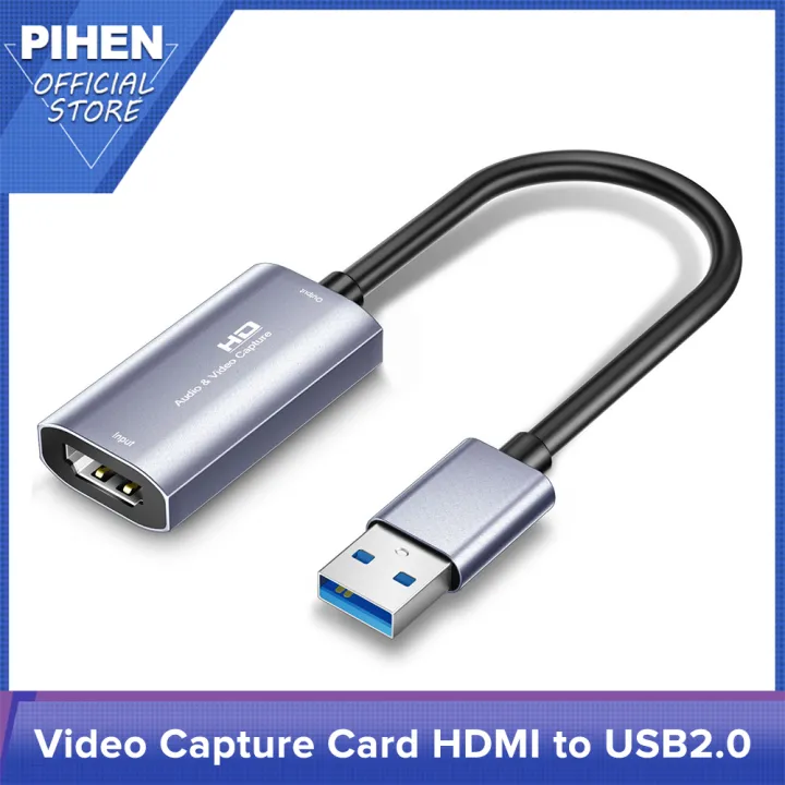 PIHEN Video capture card HDMI to USB2.0 1080P Game capture card ...