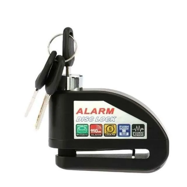 Heavy Duty Motorcycle Alarm System Rotor Disc Lock | Lazada PH