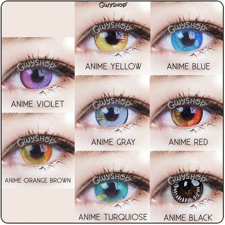 Anime Crazy Contact Lens Gwyshop | Lazada PH
