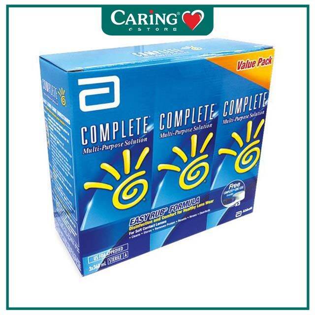 COMPLETE MULTI PURPOSE SOLUTION EASY RUB 360ML 3S | Lazada