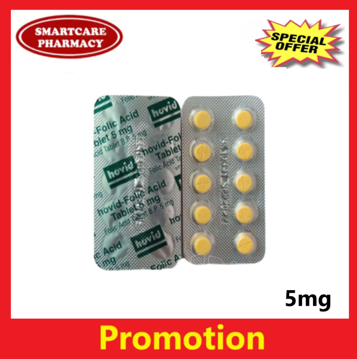 Hovid Folic Acid 5MG 10's | Lazada