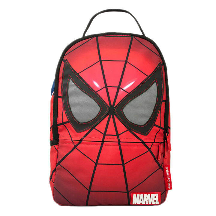 Original Sprayground Marvel's Spider-Man Backpack 3M Reflective Eyes ...