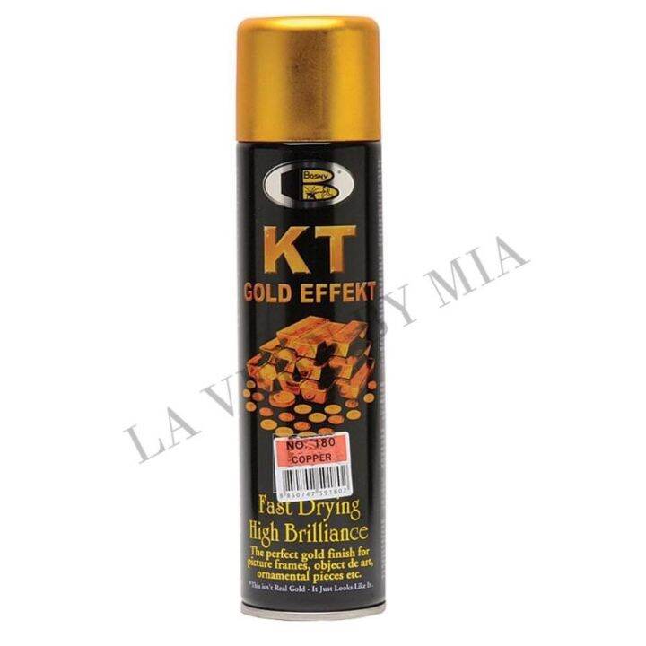 Bosny KT Gold Effect Copper 180 Spray Paint | Lazada PH