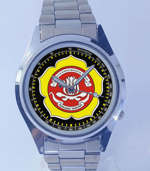 Jam Tangan Custom STAINLESS KARANG TARUNA | Lazada Indonesia