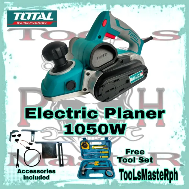 TOTAL ELECTRIC PLANER 1050W (TL1108236) WITH FREE TOOLSET | Lazada PH