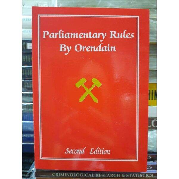 Parliamentary Rules by Orendain second edition | Lazada PH