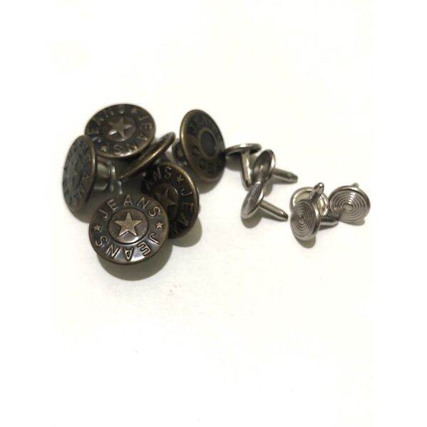 Kancing jeans/ kancing jin perlusin (12 biji) | Lazada Indonesia