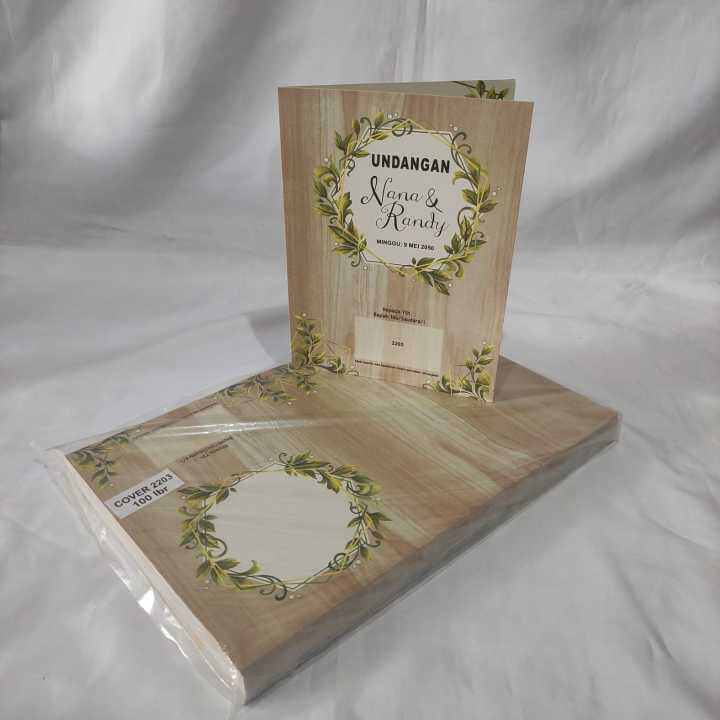 ERBA 2203 Blangko Undangan KOSONGAN 1 PACK ISI 100 LEMBAR | Lazada ...