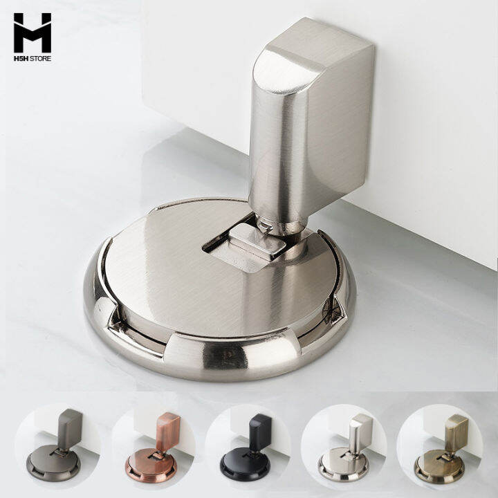 H5H Heavy Duty Windproof Door Suction Mechanical Silent Door Stopper ...