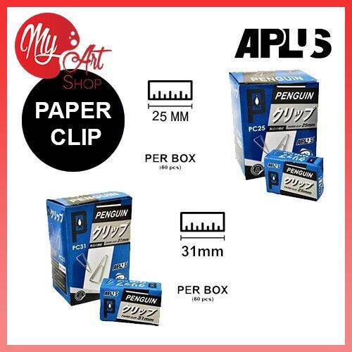 APLUS Penguin Paper Clip / klip kertas [ PC31/PC25 ] | Lazada