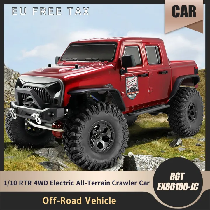 RGT EX86100-JC 1:10 1/10 RTR 4WD รถปีนเขาตีนตะขาบไฟฟ้าสำหรับทุกพื้นที่2 ...