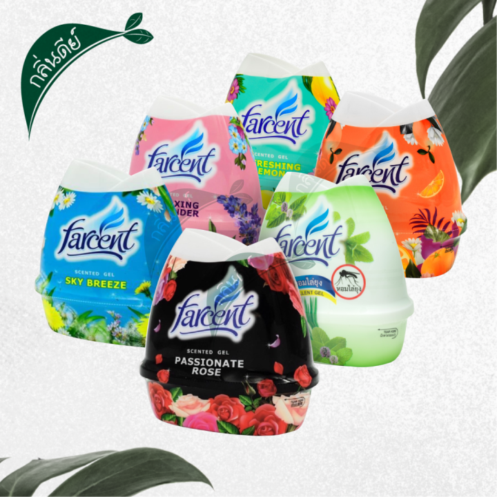 FARCENT เซ็นเต็ดเจล เจลหอมปรับอากาศ รวมกลิ่นยอดนิยม ขายดี | Lazada.co.th