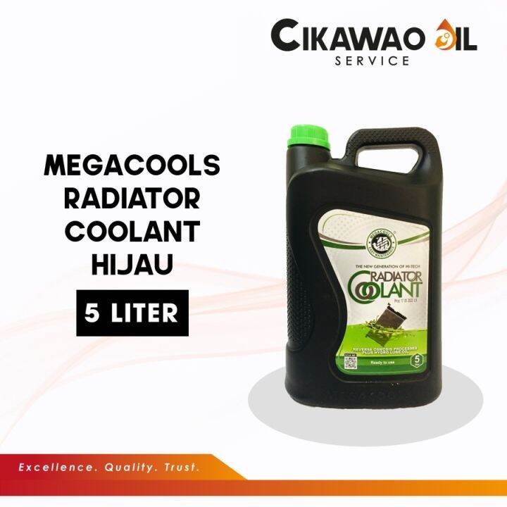 Megacools Radiator Coolant Hijau 5L | Lazada Indonesia
