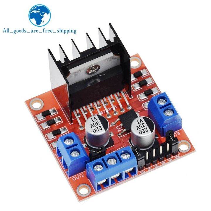 TZT Dual H Bridge DC Stepper Motor Drive Controller Board Module L298N ...