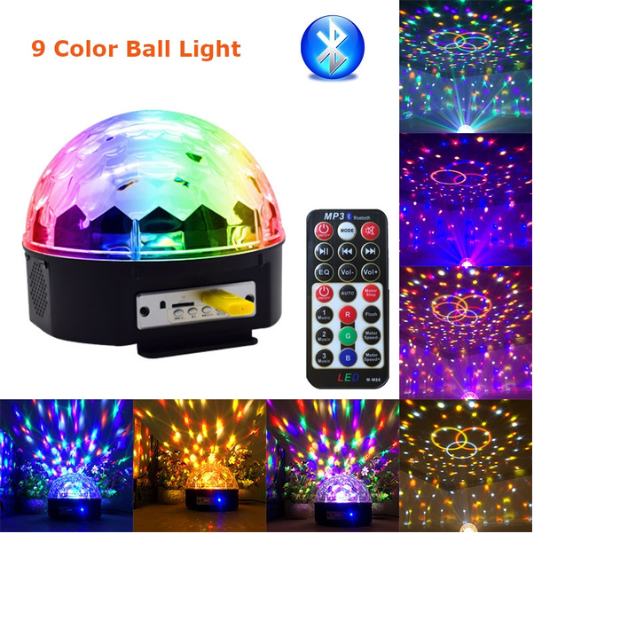 Disco ball light bluetooth speaker led bar laser lazer stand USB ...