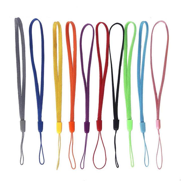 Multi-color Nylon Mobile Phone Lanyard Anti-lost DIY Hang Rope Lanyards ...