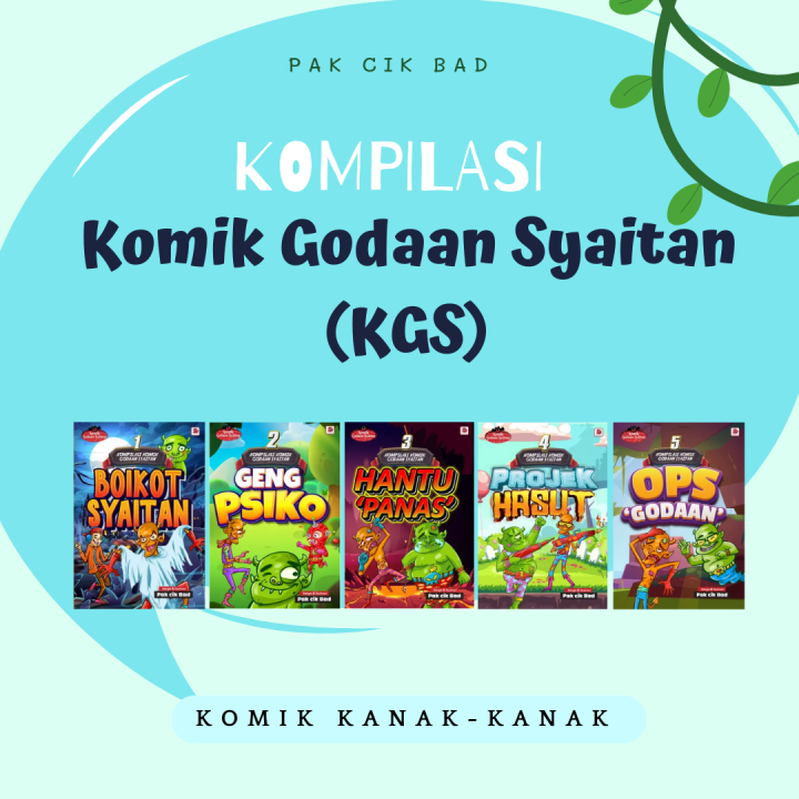 [Siri 1 - 5] KOMPILASI KOMIK GODAAN SYAITAN NEW COVER | Komik Kanak ...