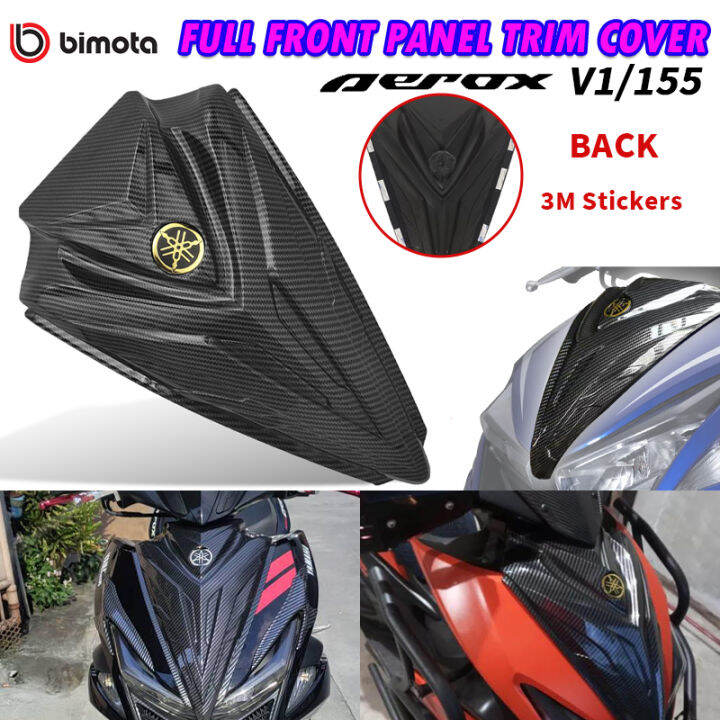 Bimota AEROX V1 Full Front Panel With YAMAHA Emblem Logo Garnish Carbon ...