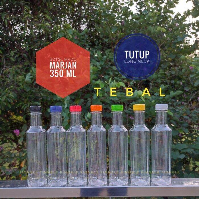 Botol Plastik Marjan 350 ml - Botol Madu 350 ml Tebal - Botol Sirup ...
