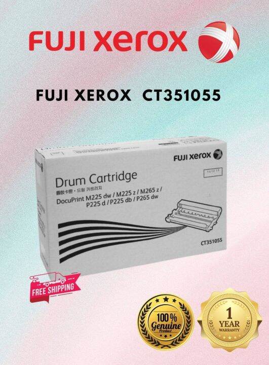ORIGINAL DRUM FUJI XEROX - P225 / CT351055 (BLACK) 12K | Lazada