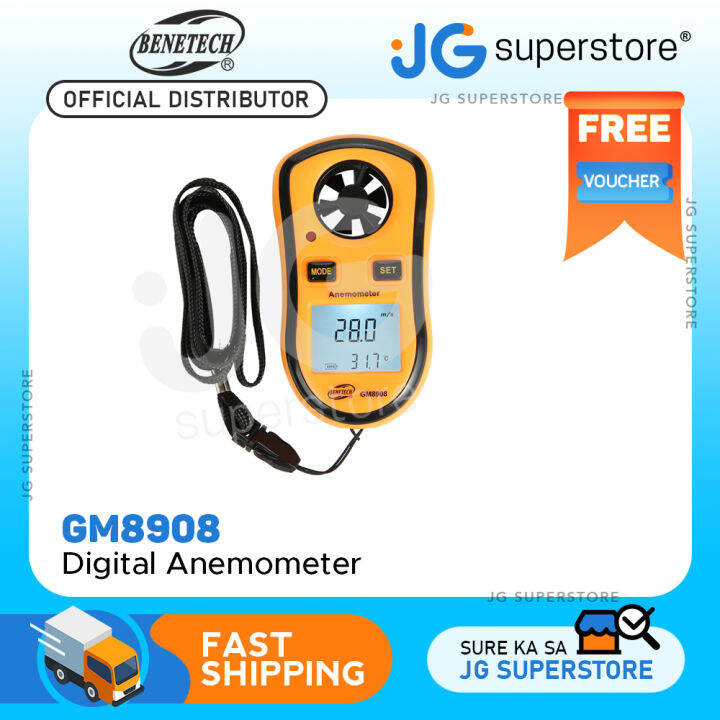 Benetech GM8908 Digital Wind Speed Anemometer with Wind Chill ...