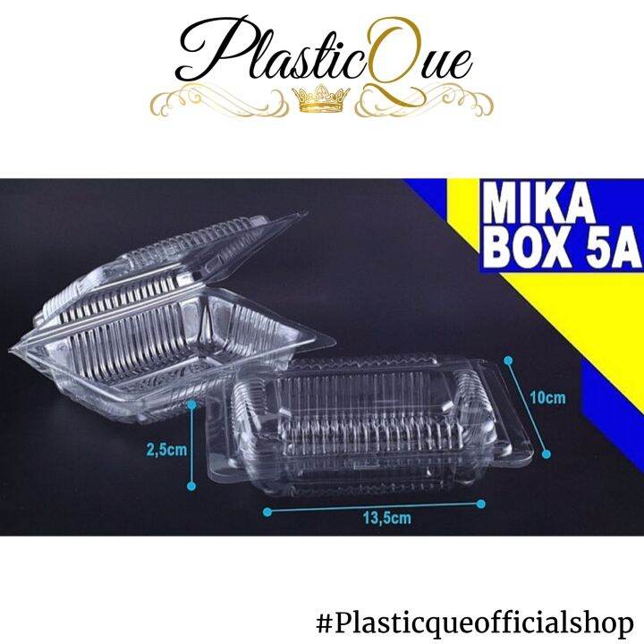 MIKA PLASTIK KUE UKURAN 5 5A 5XC ISI 100PCS BENING TRANSPARAN ROTI BOLU ...