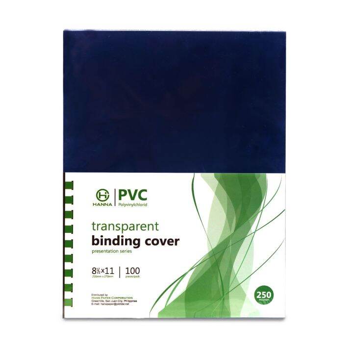 PVC TRANSPARENT BINDING COVER 250microns (SHORT SIZE) | Lazada PH