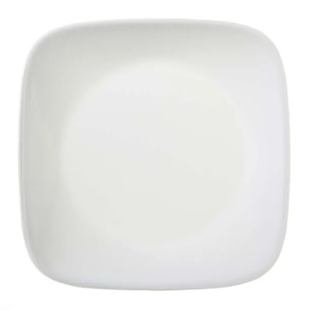 Corelle Square Pure White Lunch Plate (9") (ready stock) | Lazada