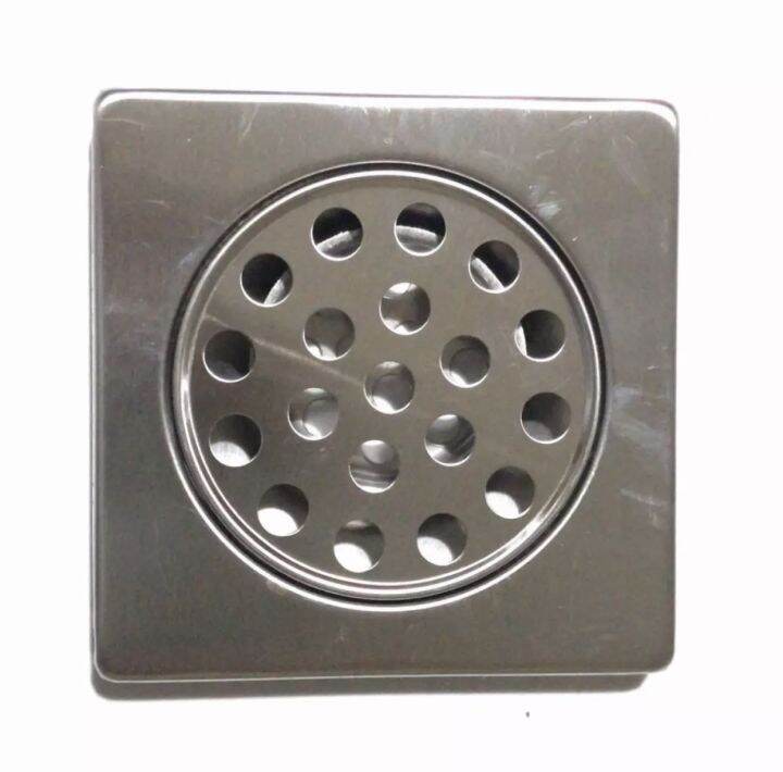 Pure Stainless Steel Floor Strainer 4x4 Floor Drain Cover Stainless ...