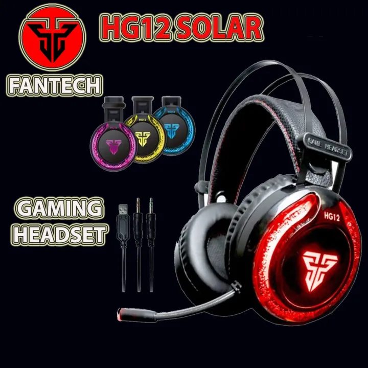 COD 100% Legit Fantech HG12 Solar RGB Gaming Headset | Lazada PH