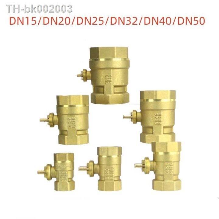 Dn15 Dn20 Dn25 Dn32 Dn40 Dn50 Electric Motorized Thread Brass Ball
