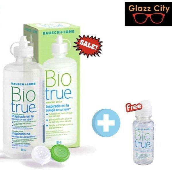 Bio True 300 ml. + แถมขวดเล็ก 60 ml. น้ำยาล้างแช่คอนแทค | Lazada.co.th