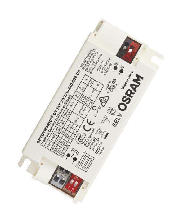 Osram Optotronic OT FIT 20/220-240/500 CS Constant Current Led Power ...
