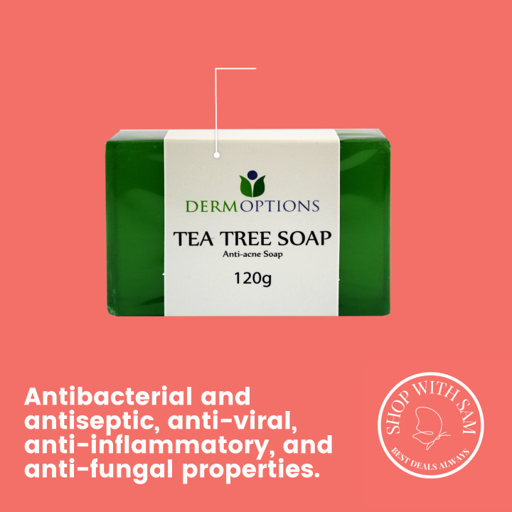 Derm Options Tea Tree Soap 120g - Pimple Soap | Lazada PH