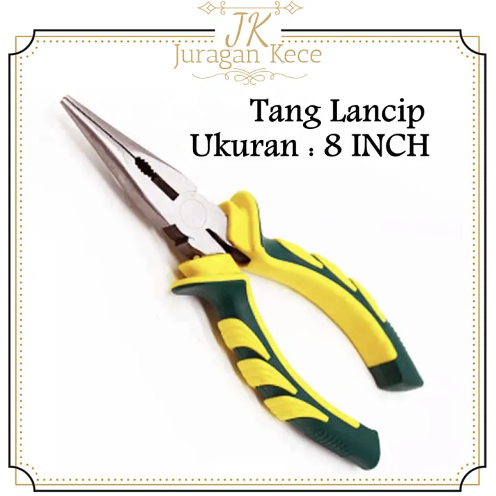 JUKE Tang Lancip 8 Inci Tang Kombinasi Biasa Professional Tools Needle ...