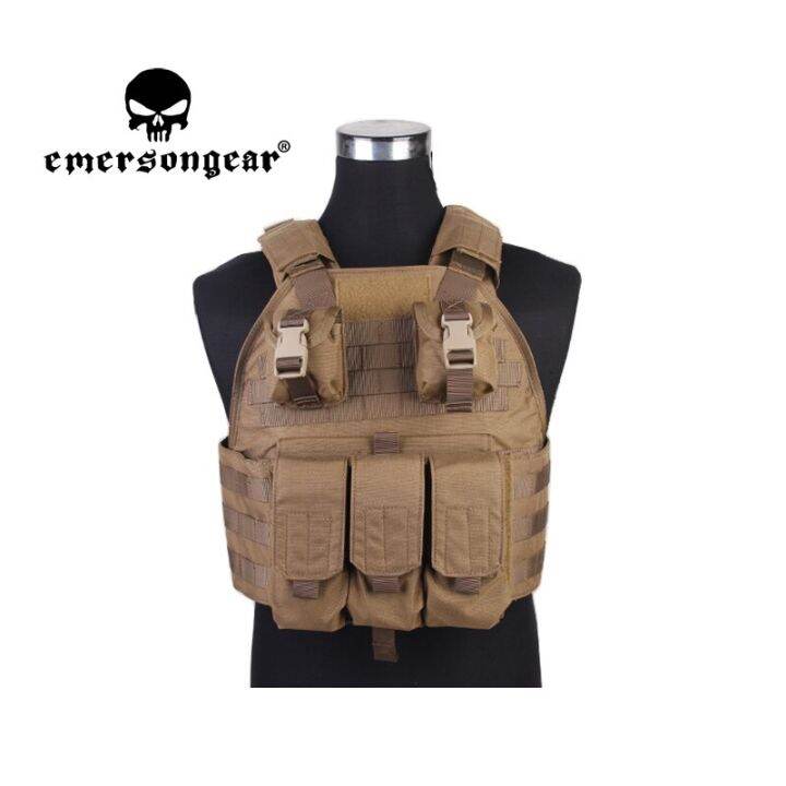 Emersongear SPC Tactical Vest Body Armor MOLLE Harness Airsoft Military ...