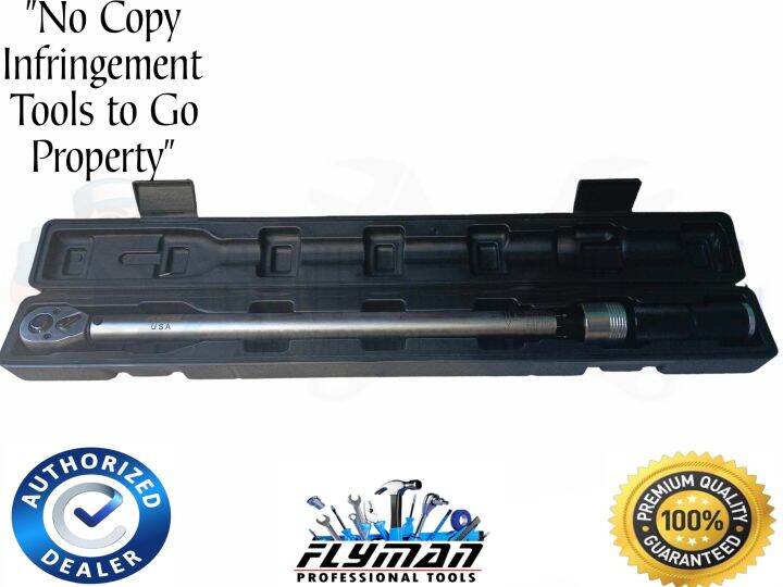 FLYMAN USA Torque Wrench 3/4 Drive 100-500N.m With Calibration ...