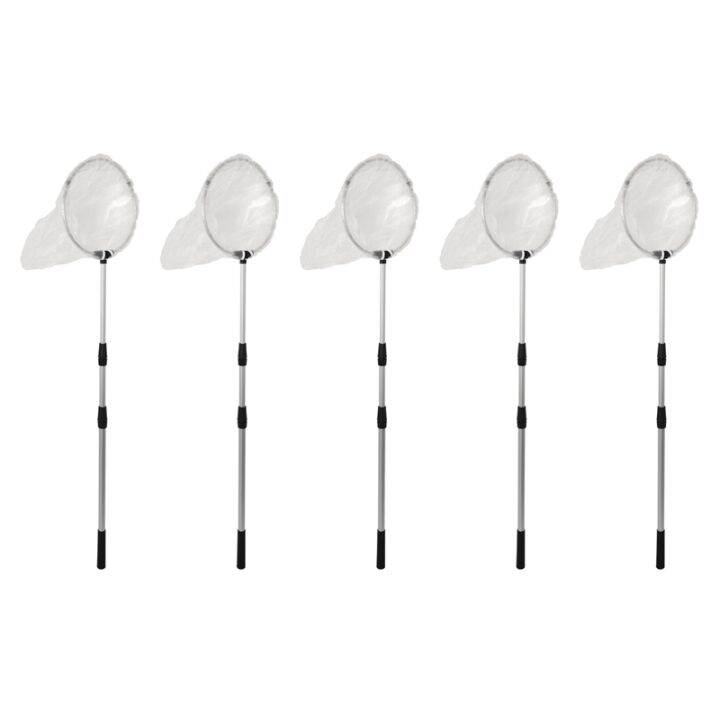 5X Bug Net Butterfly Catching Net Fish Nylon Net with Telescopic Handle ...