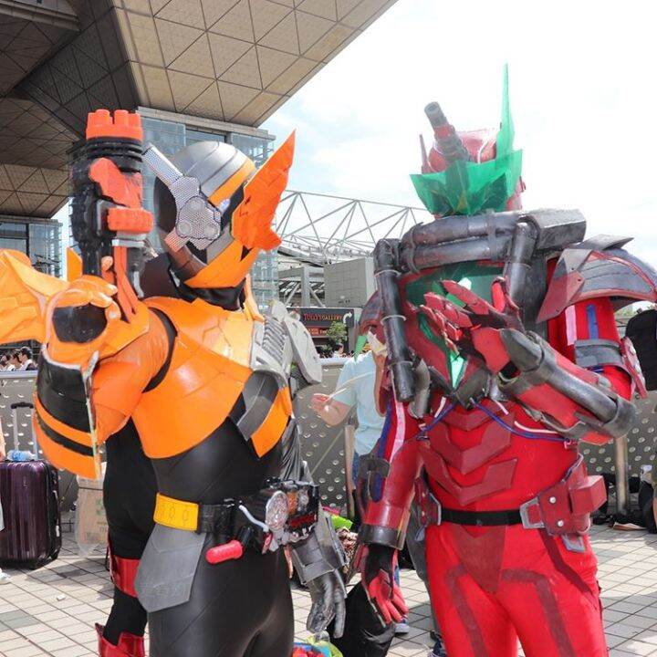 Spot parcel post Kamen Rider build Leather Cover Wearable Full Body ...