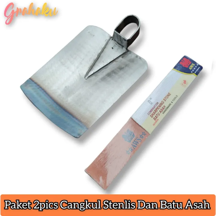 Cangkul Sawah Baja Stainless Anti Karat - Cangkul Pacul Dijamin Tahan ...