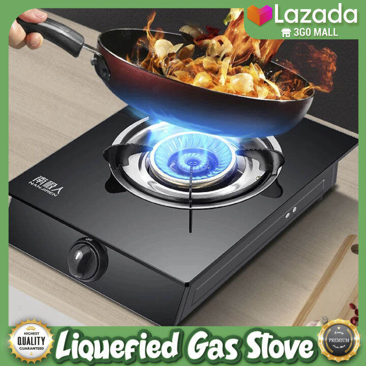 Gas stove single stove household tempered glass gas stove benchtop natural gas stove energy ...
