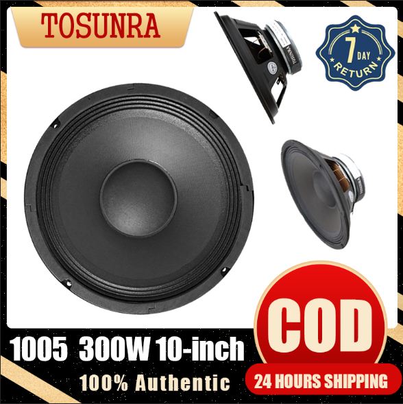 TOSUNRA 1005 300W Woofer Speaker HIFI 10-inch DIY Audio Subwoofer ...