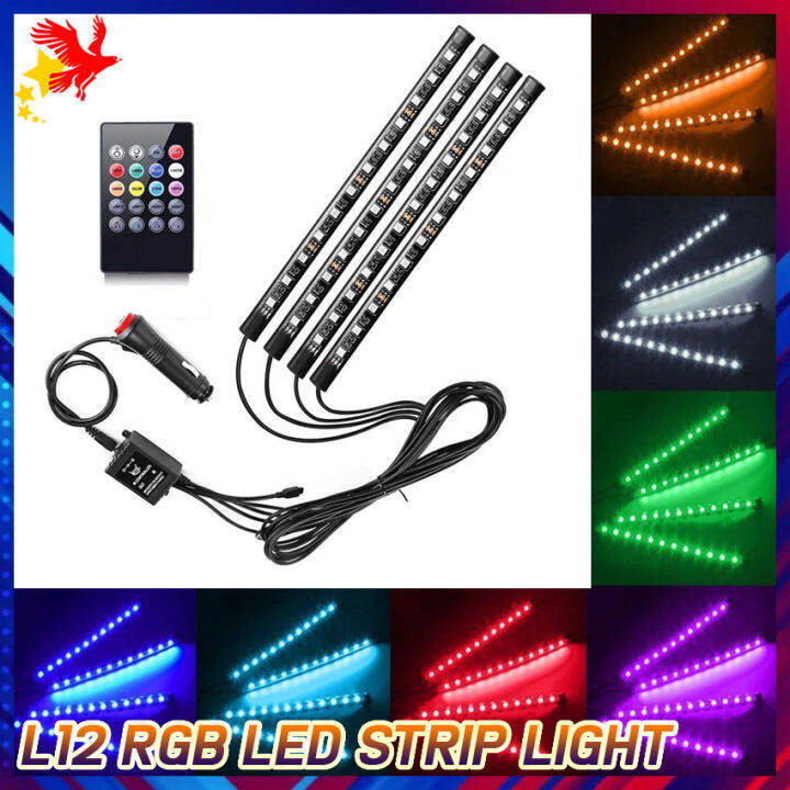 Automobile Atmosphere Lamp L12/L13 Car Interior Atmosphere Lights 12SMD ...