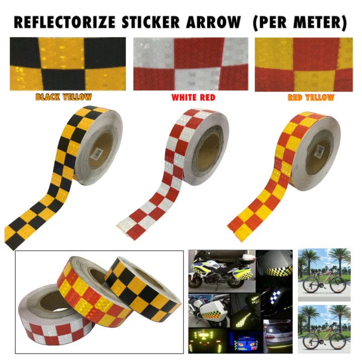 CPAO REFLECTORIZE STICKER ARROW (PER METER) (GOOD QUALITY) | Lazada PH