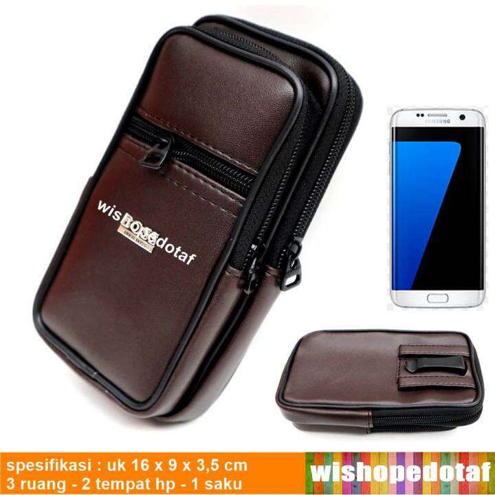Dompet Sport Hp Pria BS Kulit 3 ruang coffee | Lazada Indonesia